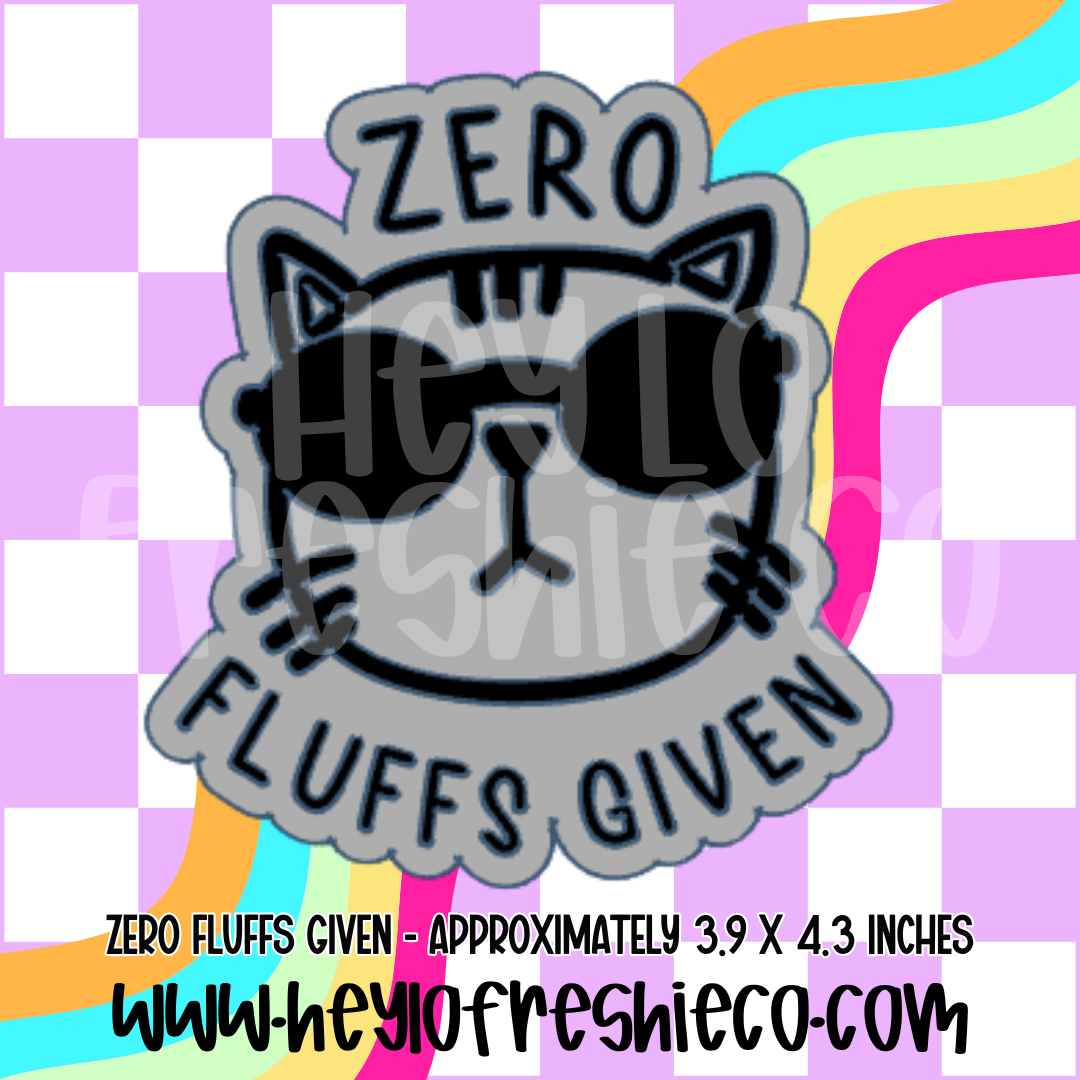 Zero Fluffs Given Silicone Mold – Hey Lo Freshie Co